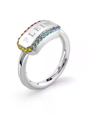 Philipp Plein Plein Tag Ring - Silver