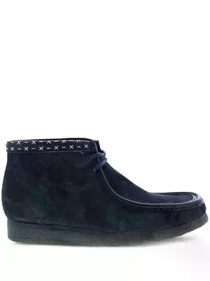 Clarks Wallabee Denim Desert Boots