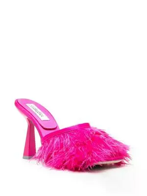 SEBASTIAN MILANO 110mm Feather-trim Sandals