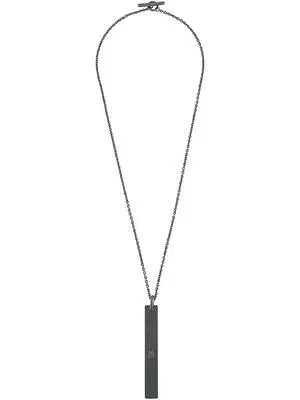 PARTS OF FOUR Plate Pendant Necklace - Grey
