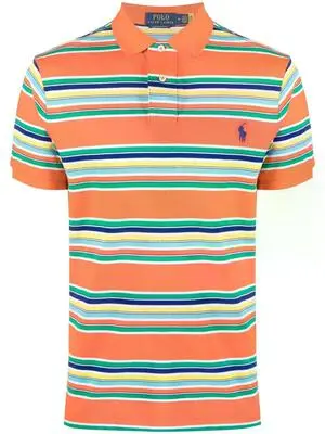 Polo Ralph Lauren Stripe-print Short-sleeved Polo Shirt