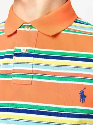 Polo Ralph Lauren Stripe-print Short-sleeved Polo Shirt