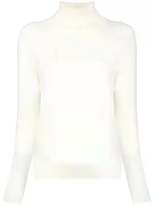 N.peal Cashmere Roll Neck Jumper - Neutrals