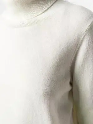 N.peal Cashmere Roll Neck Jumper - Neutrals