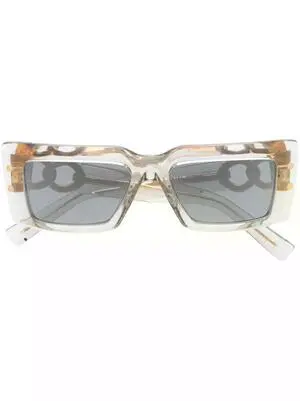 Balmain Square-frame Sunglasses - Grey