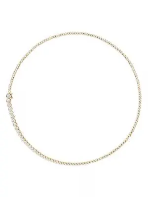 Sophie Bille Brahe 18kt Yellow Tennis Diamond Necklace - Gold