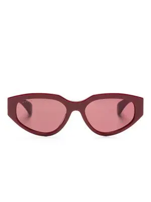 Gucci Cat-eye Frame Sunglasses - Red