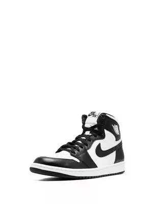 JORDAN Air 1 Retro High Og Sneakers - Black