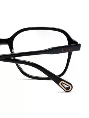Chloé Square-frame Glasses - Black