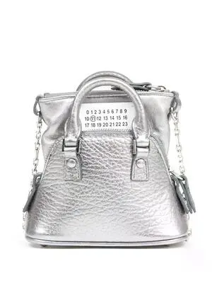 MAISON MARGIELA 5ac Classique Baby Top-handle Bag - Silver