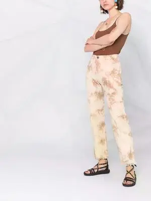 TWINSET Bleached-effect Jeans