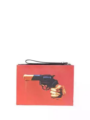 SELETTI Graphic-print Wash Bag - Red