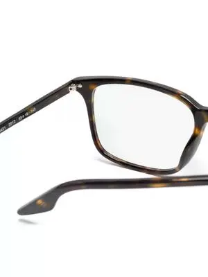 Ray-ban Tortoiseshell Square-frame Glasses - Brown