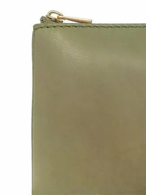 YU MEI Emily Lambskin Pouch - Green