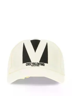 Valentino Garavani Valentino Garavani Embroidered Baseball Cap Neutrals