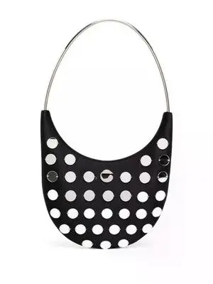 Coperni Polka-dot Studded Shoulder Bag