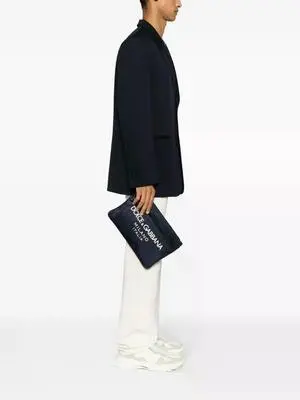 Dolce & Gabbana Logo-appliqué Clutch Bag