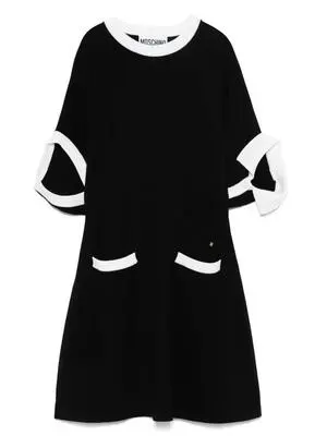 Moschino Contrast-trim Mini Dress