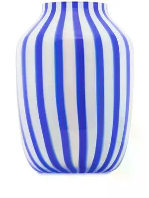 HAY Juice Striped Vase - Blue
