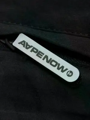 AAPE BY *A BATHING APE Moonface Logo-patch Shorts