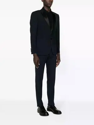 Emporio Armani Satin-trim Single-breasted Suit