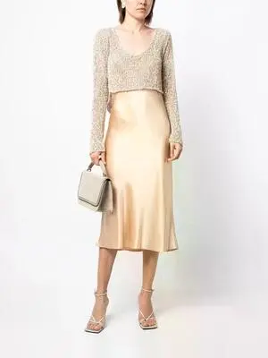 Voz Cropped Loose-knit Jumper