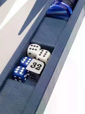 HECTOR SAXE Leather Backgammon Set