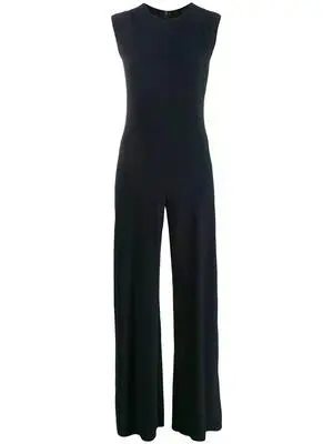Norma Kamali Wide-leg Jumpsuit - Blue