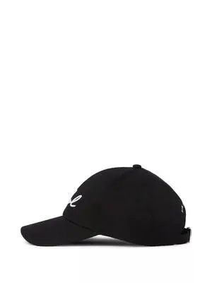 Karl Lagerfeld K/signature Baseball Cap - Black