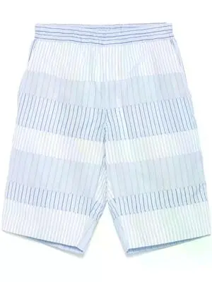Comme Des Garçons Layered Striped Shorts