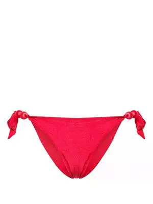 Cult Gaia Euphrasia Beaded Bikini Bottoms - Red