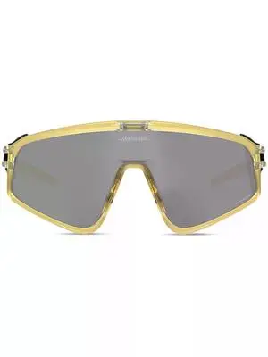 Oakley Latch Panel Shield-frame Sunglasses - Gold
