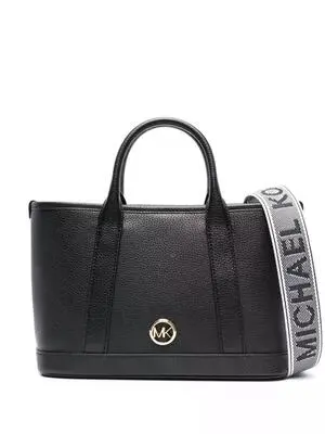 Michael Kors Logo-plaque Leather Tote Bag