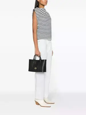 Michael Kors Logo-plaque Leather Tote Bag