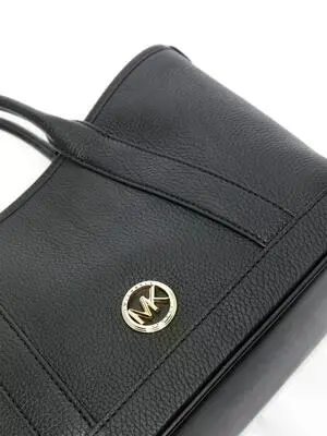 Michael Kors Logo-plaque Leather Tote Bag
