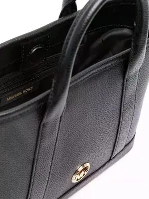 Michael Kors Logo-plaque Leather Tote Bag