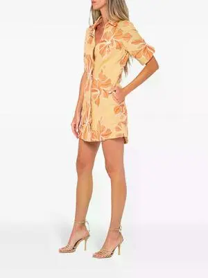 JBQ Floral Embroidered Mini Dress