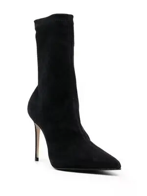 LE SILLA Eva 100mm Suede Ankle Boots
