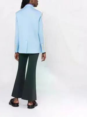 Palm Angels Side-stripe Buttoned Blazer