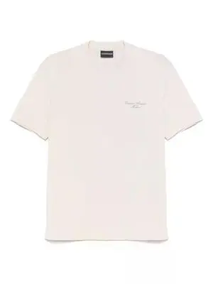 Emporio Armani Logo-embroidered T-shirt
