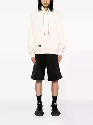 FIVE CM Leather Trim Hoodie