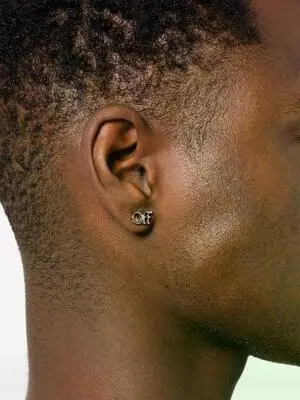 Off-White Logo Earring