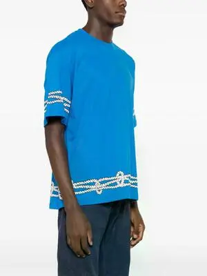 AMIR SLAMA Graphic-print Cotton T-shirt