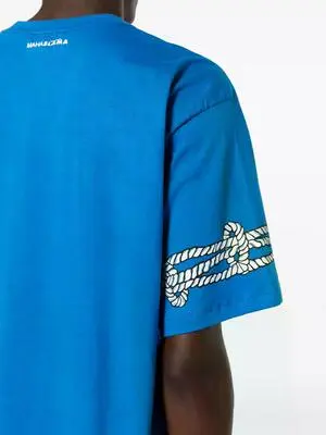 AMIR SLAMA Graphic-print Cotton T-shirt