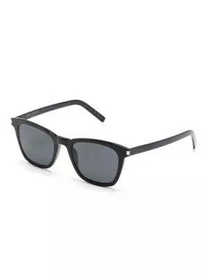 Saint Laurent Slim Square Sunglasses - Black
