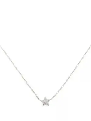 MARIA TASH 18kt White Gold Star Diamond Necklace - Silver