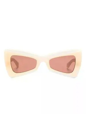 Off-White Nashville Geometric Sunglasses - Neutrals