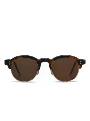 Thom Browne Round Frame Sunglasses - Brown