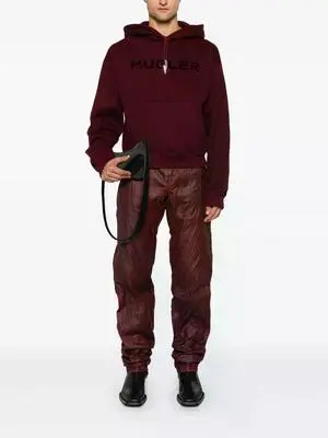 MUGLER Waxed Spiral Jeans