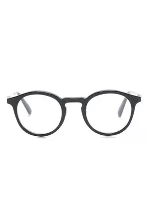 Moncler Ml5175h Round Eyeglasses - Black